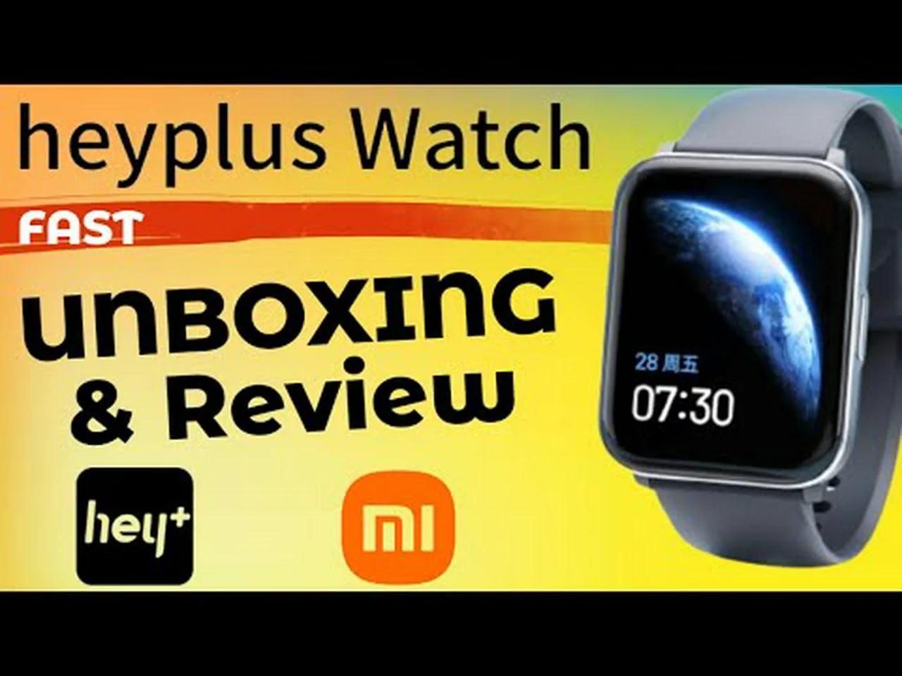 Xiaomi Heyplus Watch Unboxing - 21 dias bateria, Amoled e 100 Sports AOD hey plus