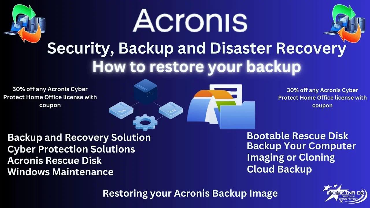 LIVE - How to Restore an Acronis Backup with Acronis Cyber Protect Home ...