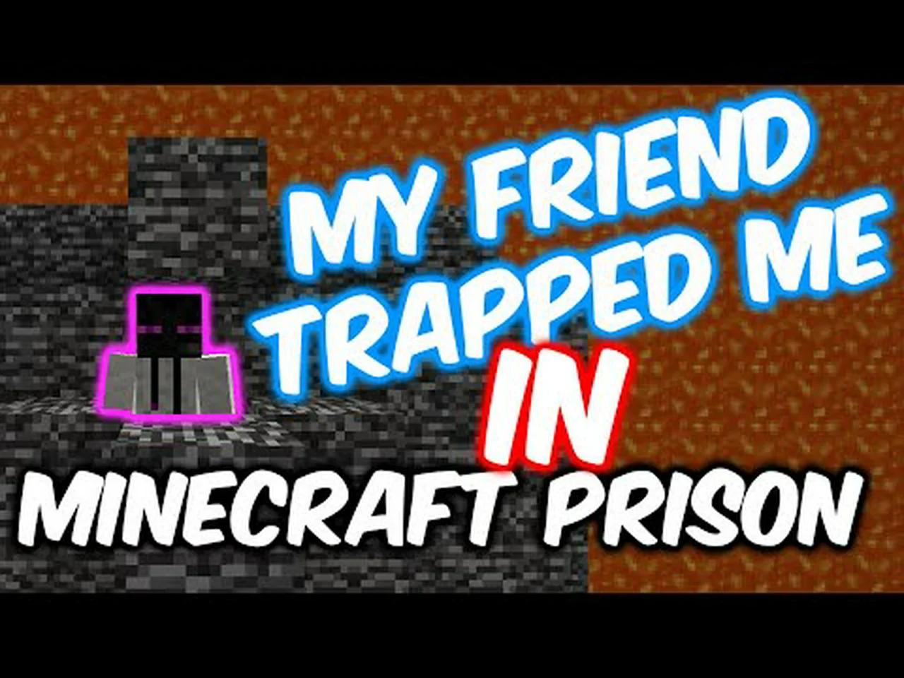 My Friend Traps Me In This Minecraft Bedrock Prison...