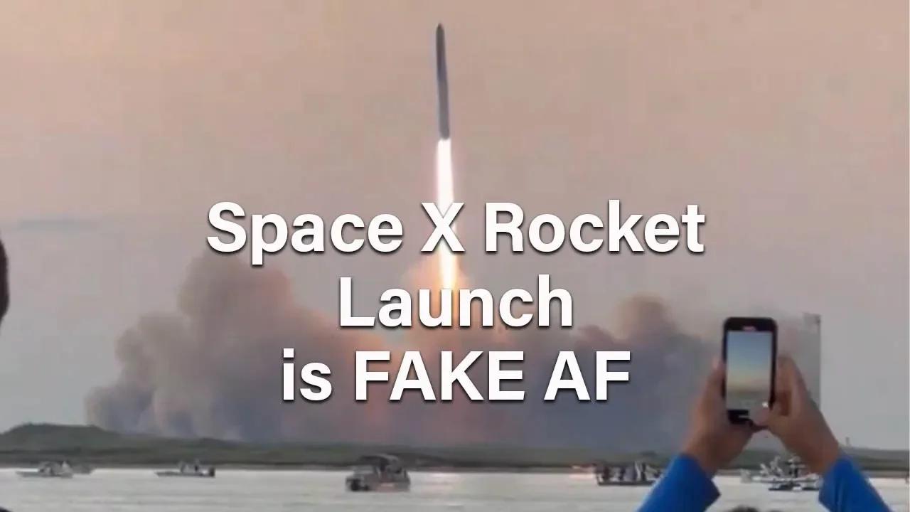 Fake X Rocket Launch Exposed