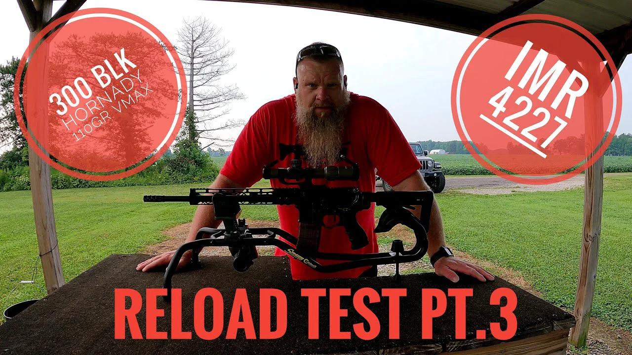 300 Blackout Reloading Test 110gr V-MAX Pt.3