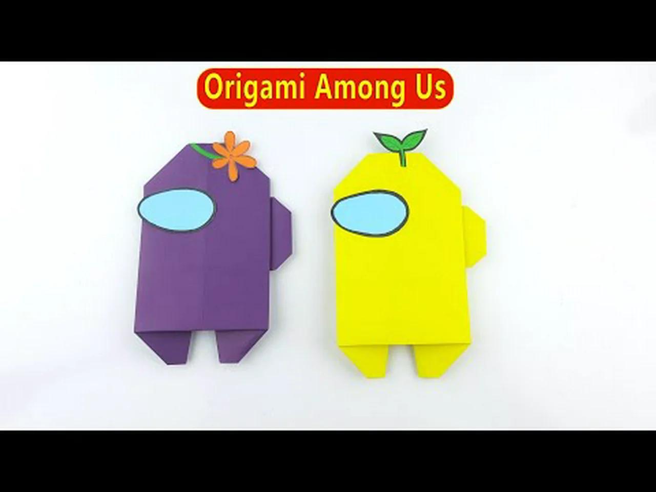Origami Among Us Game - Easy Paper Crafts