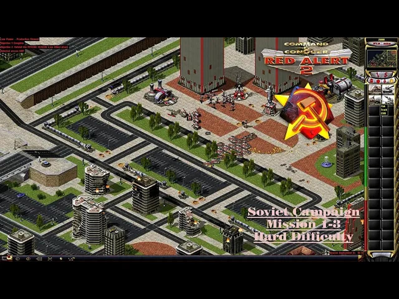 Command And Conquer: Red Alert 2 - Soviet Campaign - Mission 1-3 - Hard ...