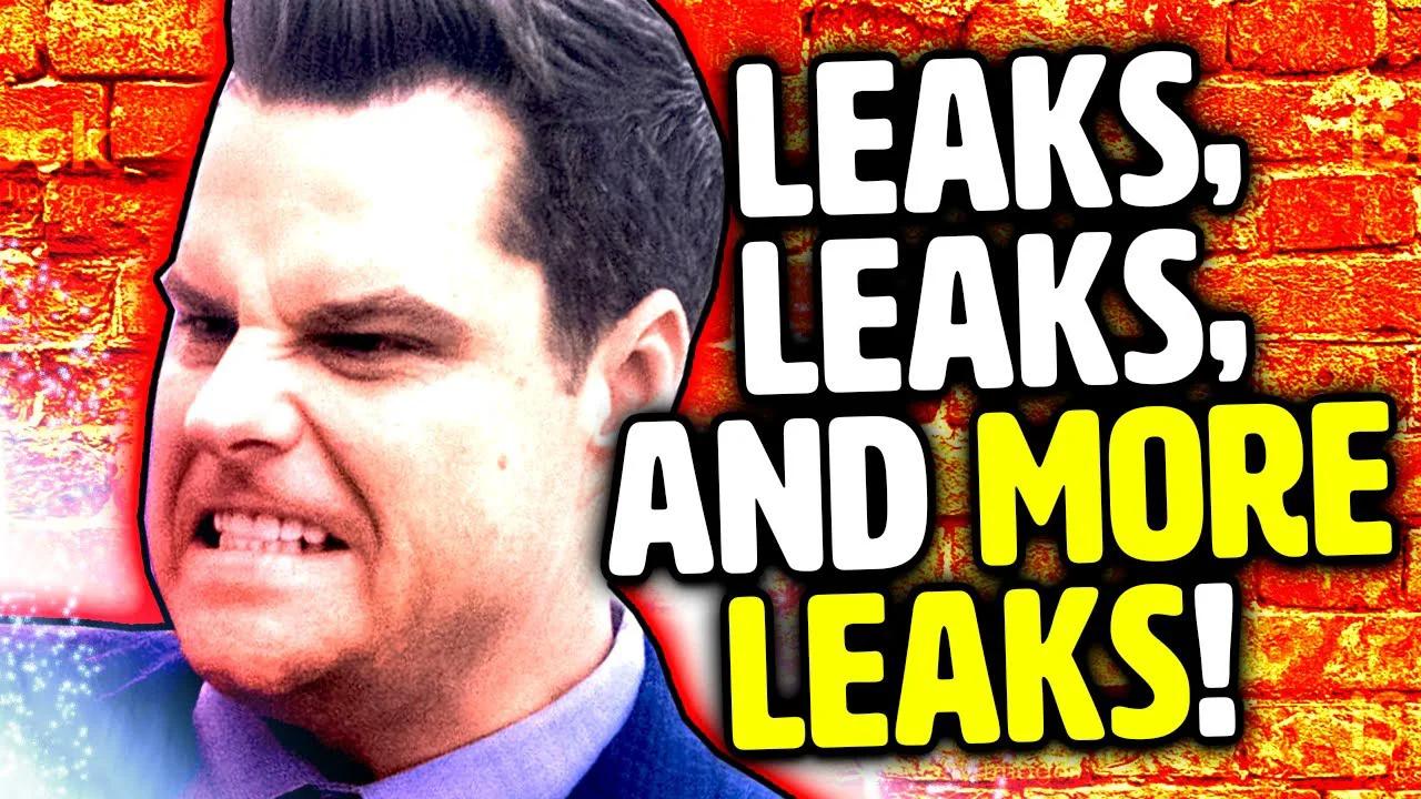 MAJOR LEAKS of conservatives keep pouring out! (Matt Gaetz, Christopher ...