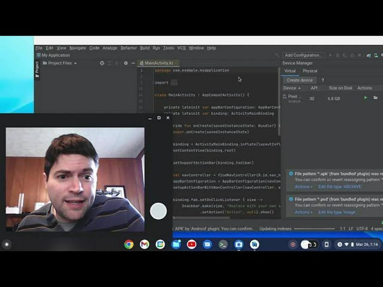 Android Studio Running on Chrome OS Flex