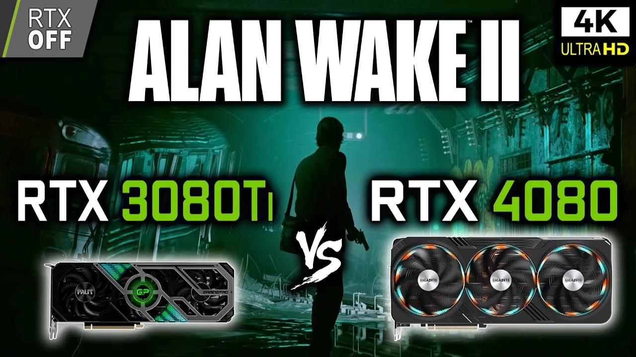 RTX 3080 Ti vs RTX 4080 in Alan Wake 2 | 4K - Benchmark