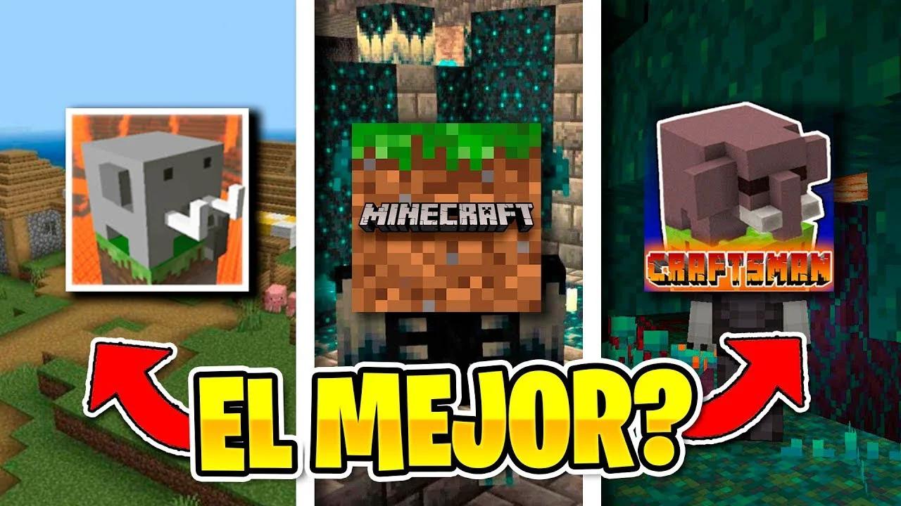 Minecraft PE VS Main Craftsman VS Craftsman original - ¿Qué copia de ...