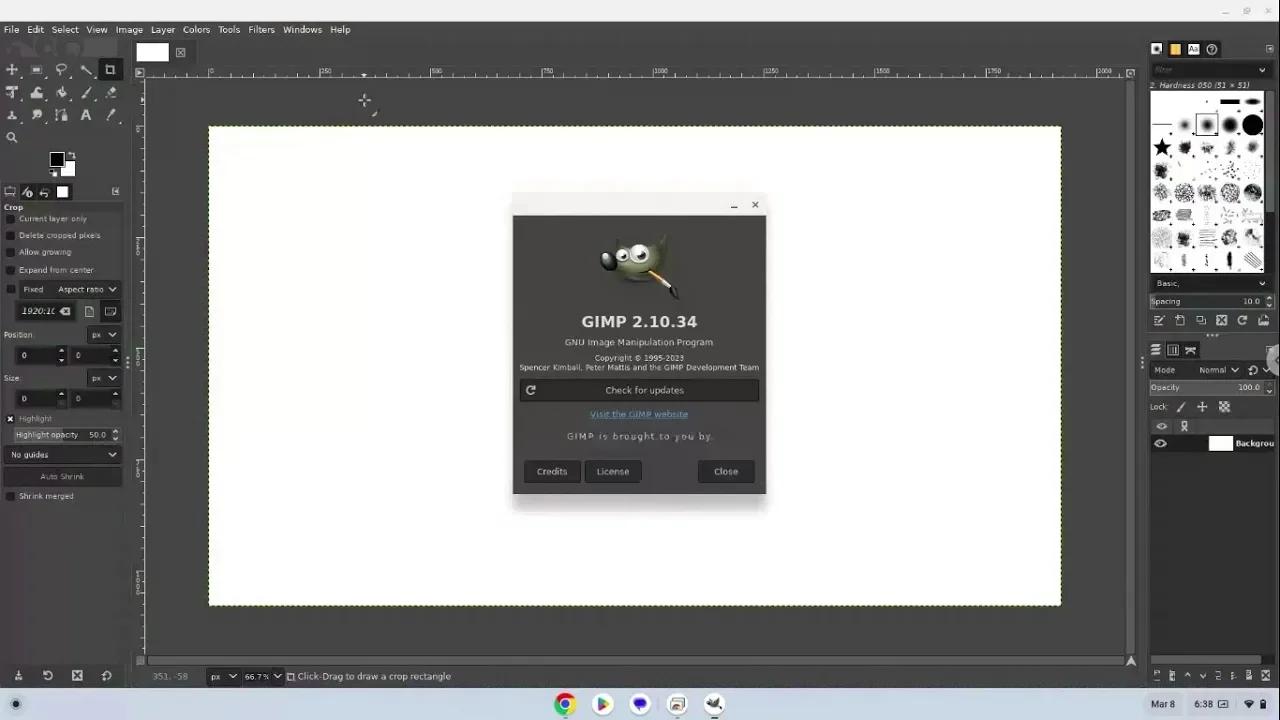 How to install Gimp on a Chromebook
