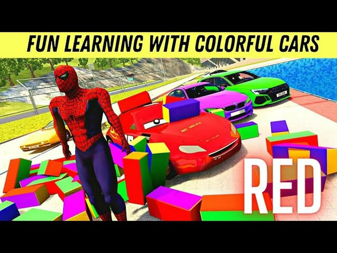 Learning Colors with Vibrant Cars - Educational Video for Kids ...