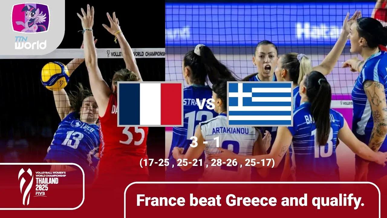 [English] 2025 FIVB Women's Volleyball World Championship : France beat ...