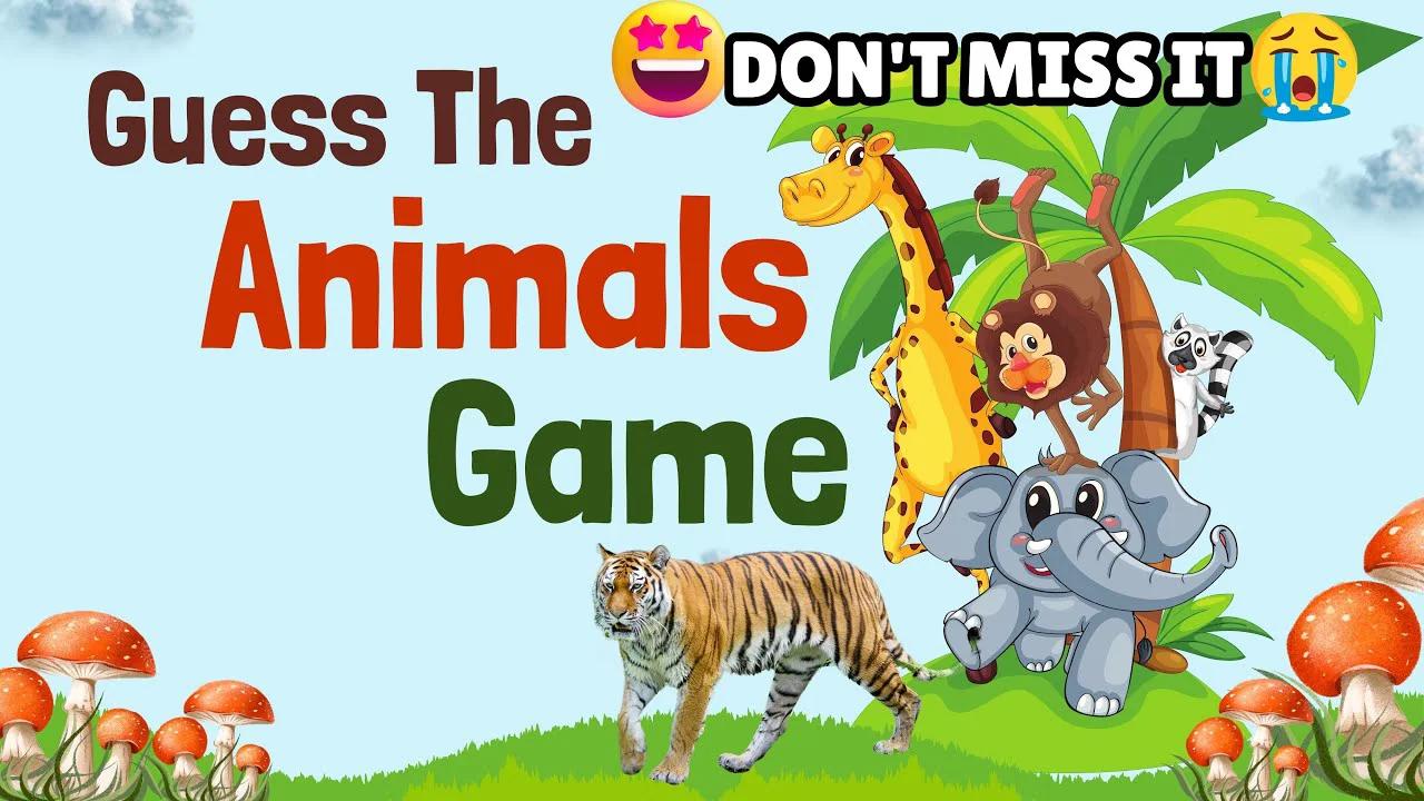 Guess The Animal game 🐕‍🦺 🦁🐷 ( Don't miss it ) 😛😛😛