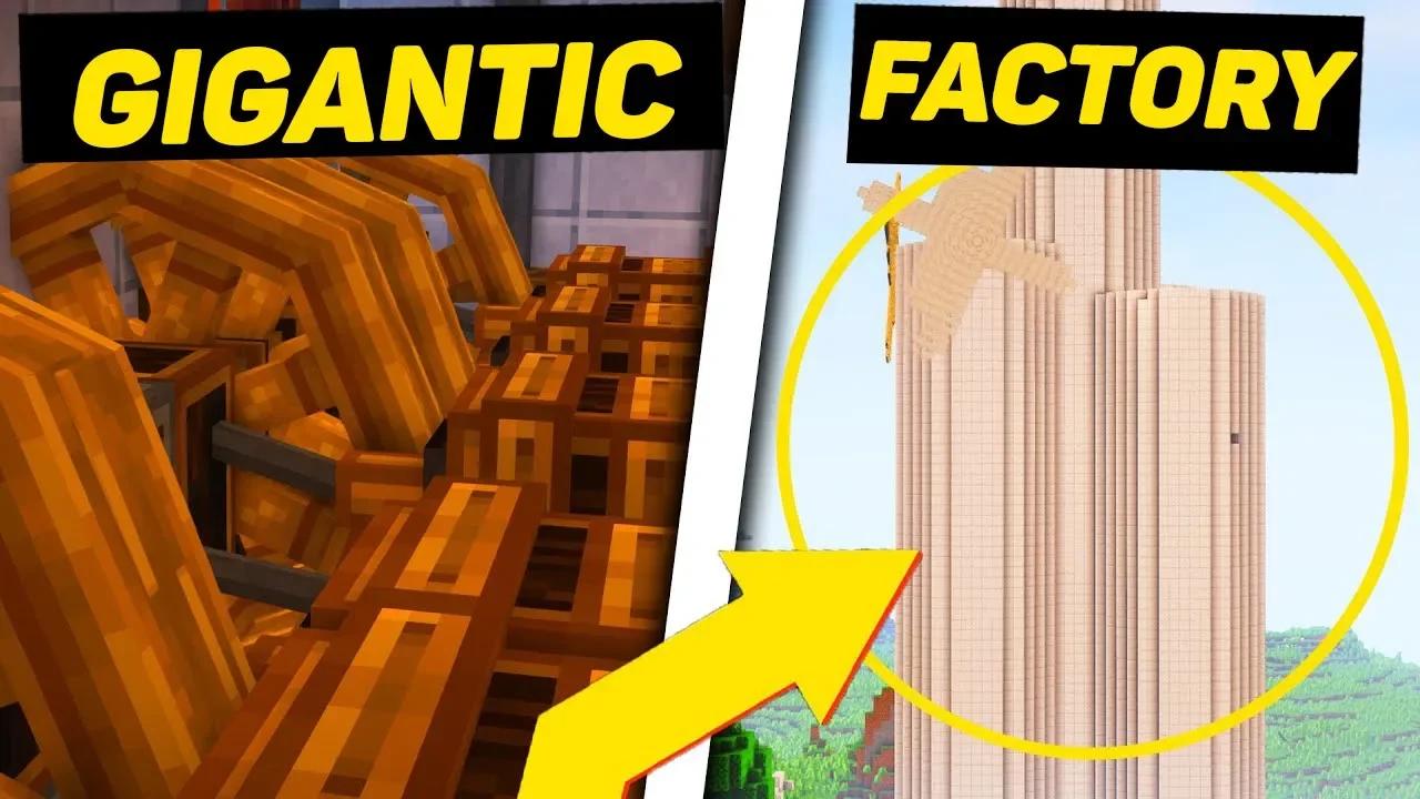 Create mod. Review of a huge factory from a subscriber 1.16.5-1.18.2 ...