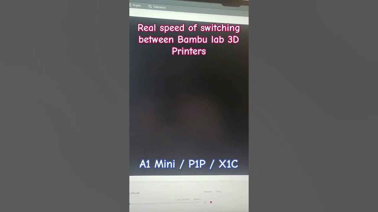 Bambu Lab Printer Farm - Switching Between A1 Mini, P1P and X1C - Video ...