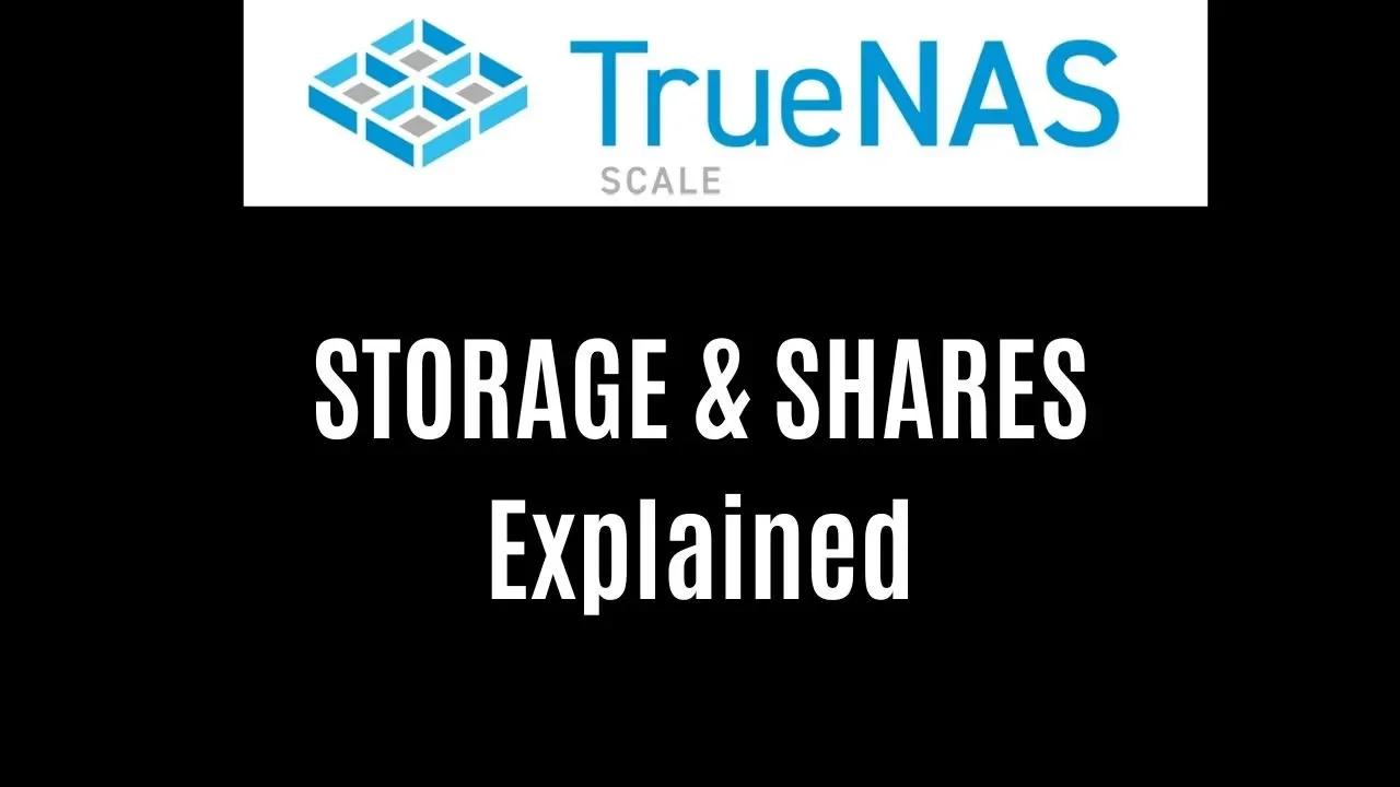 Setting Up The NEW TrueNAS SCALE - Storage and Shares Explained