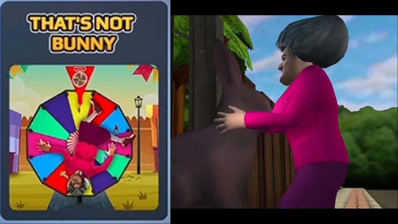 How to beat the LEVEL THAT'S NOT BUNNY in Scary Teacher