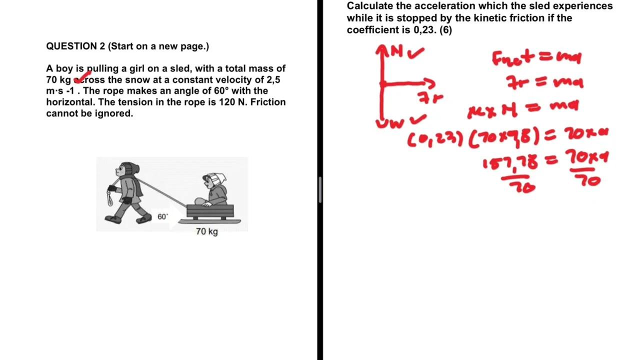 Newton's Laws of Motion & Vectors in Two Dimensions Grade 11 Physics