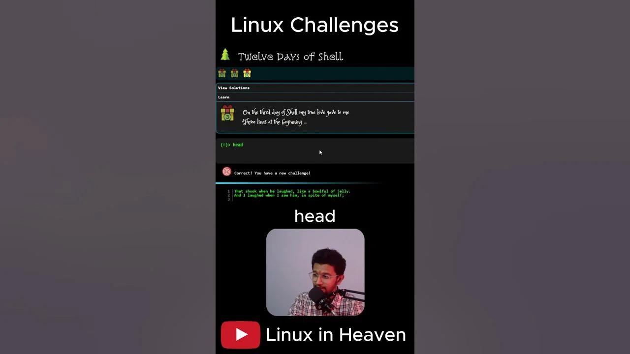 Linux Challenges Shorts Linux Unix Opensource Coding Linuxworld