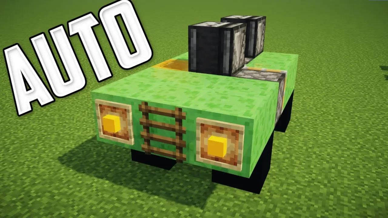 Cómo hacer un CARRO en MINECRAFT que FUNCIONE
