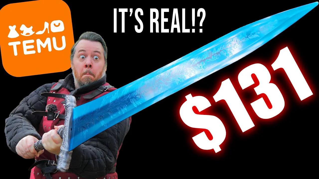 This sword is CRAZY! and it's from TEMU!?! - Elden Ring dark Moon sword ...