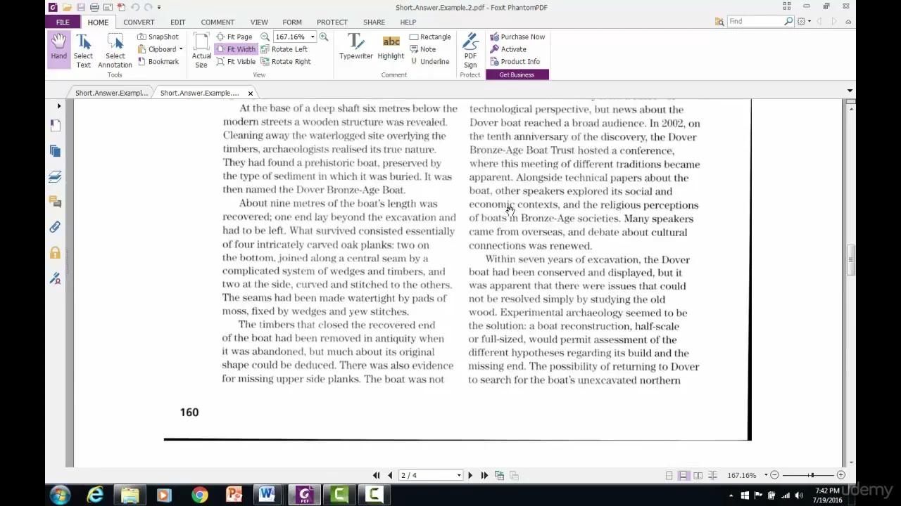 8 Short Answer Example and Analysis 2