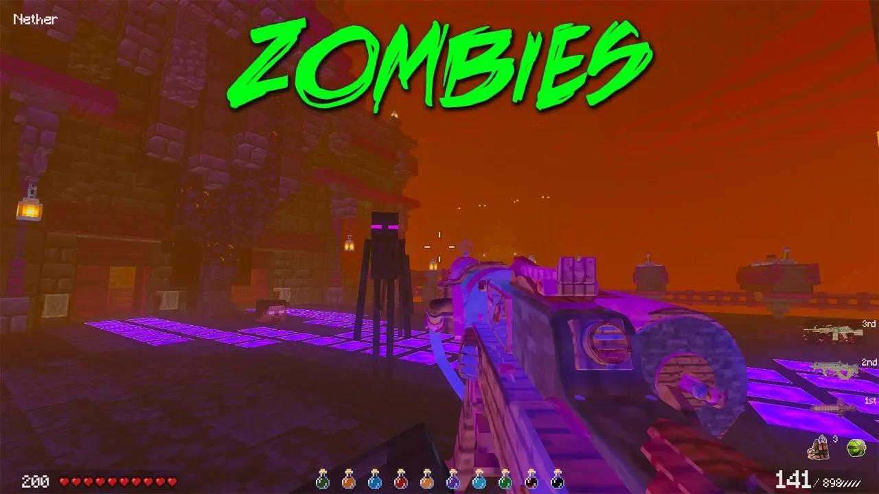 This COD Zombies Minecraft Map is INSANE! (Easter Egg + Boss Fight)