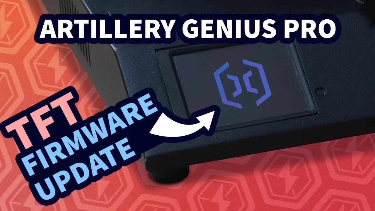 Artillery Genius Pro Firmware Ppdate | Part 2 | TFT Firmware Flash