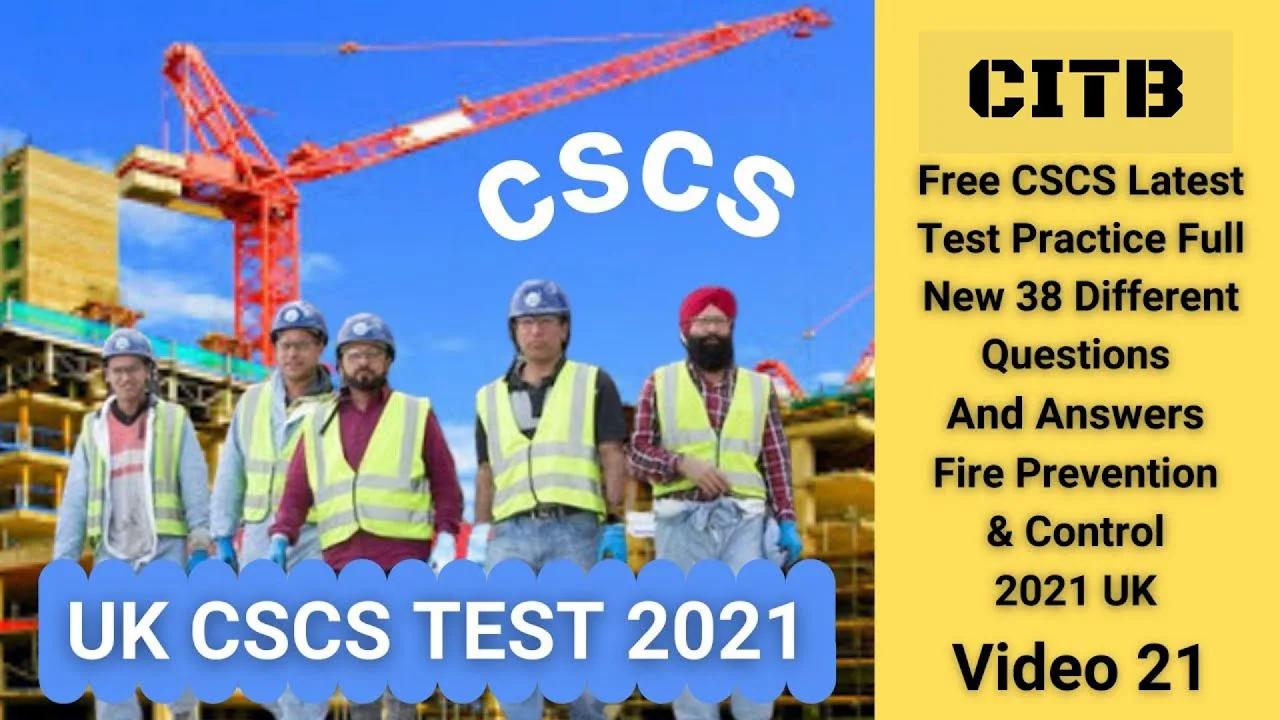 Free CSCS Test Practice Full New 38 Different Questions And Answers ...