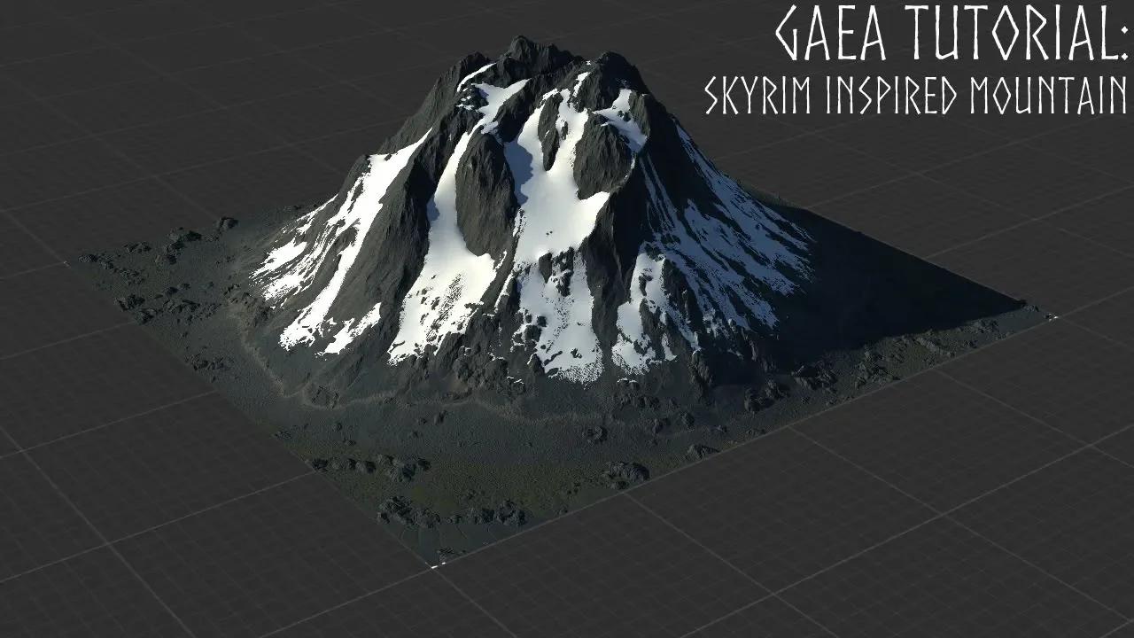 Gaea Tutorial: Skyrim Inspired Mountain Shape using Plates node