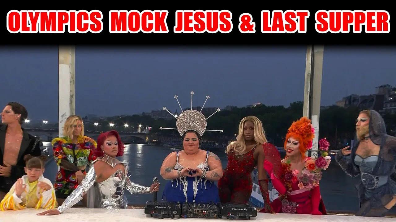 Olympics Mock Jesus & The Last Supper. Sports & Competition. One Inch ...
