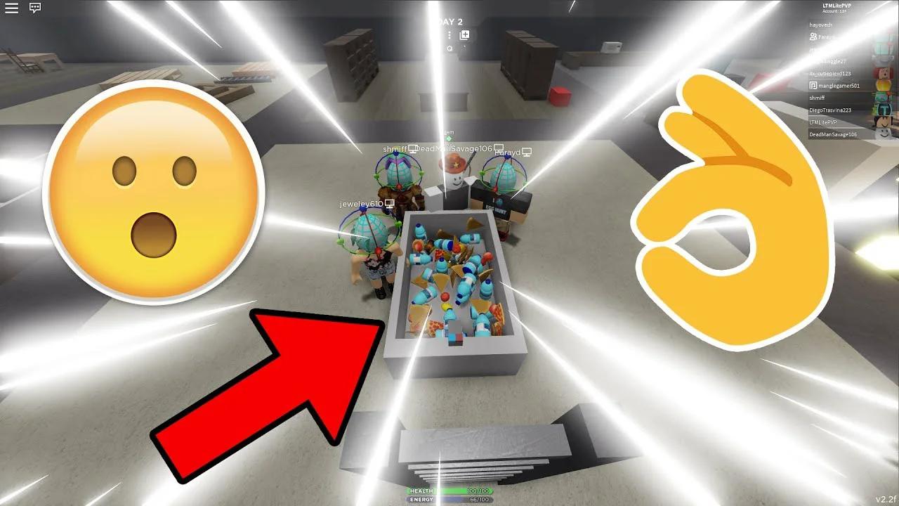 SCP 3008 Challenge! Getting The Most Food! (2v2v1)