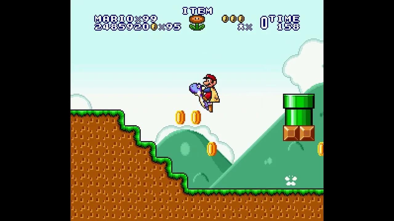 Super Mario World: Super Mario Bros. Style Hack - Forest of Illusion 4