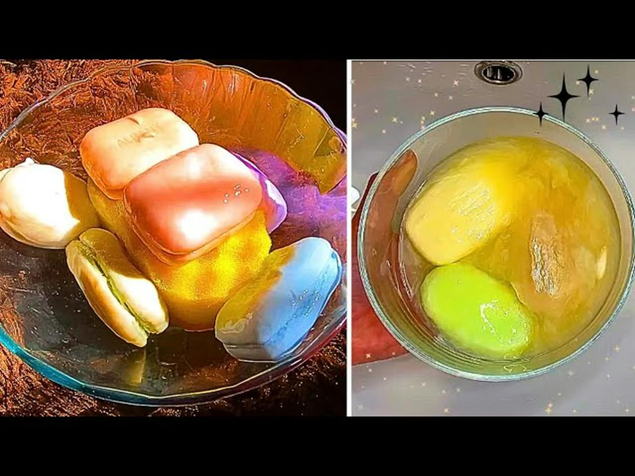 SOAKED SOAP 💥 RECYCLED SOAP 💥 SOAKED SPONGE SQUISH 🌼 ULTIMATE SATISFACTION 🌸 SUPER RELAXING 🤩💦💝