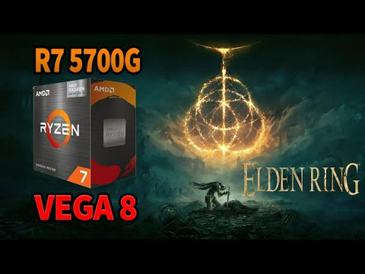 AMD Ryzen 7 5700G | Elden Ring | APU TEST | Vega 8 Benchmark | Lossless ...