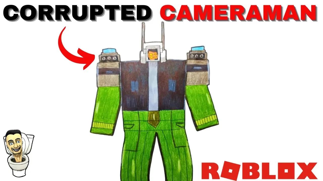 Como DIBUJAR a CORRUPTED CAMERAMAN del Toilet Tower Defense Roblox ...