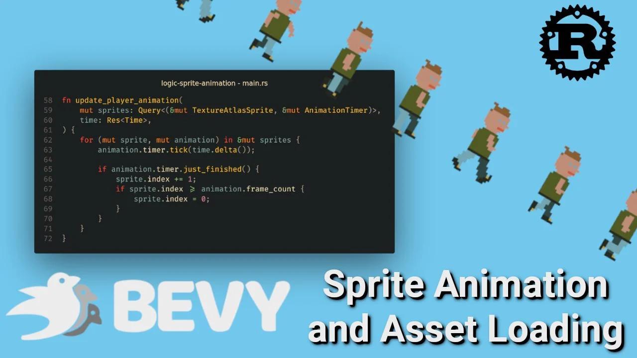 Sprite Sheet Animation and Asset Loading in Bevy