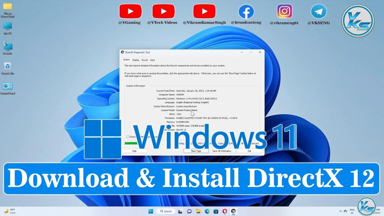 How To Install DirectX 12 On Windows 11 | Quick Easy Steps