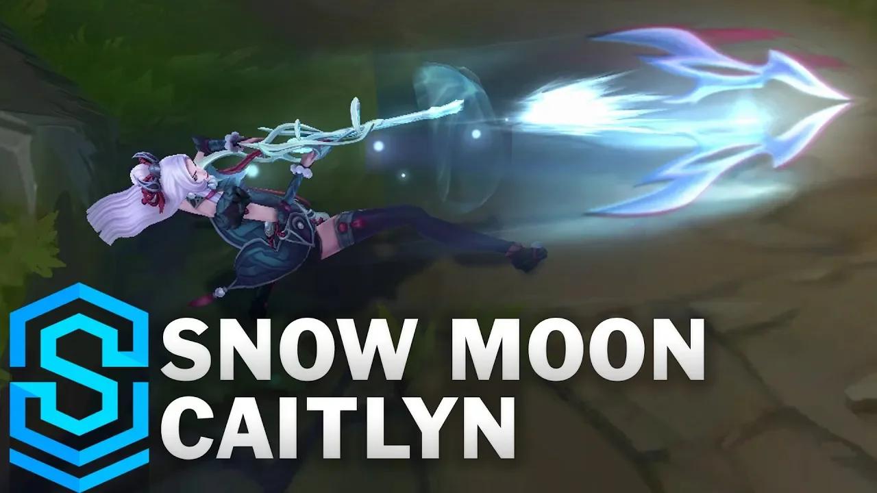 Snow Moon Caitlyn Skin Spotlight - Pre-Release - League of Legends