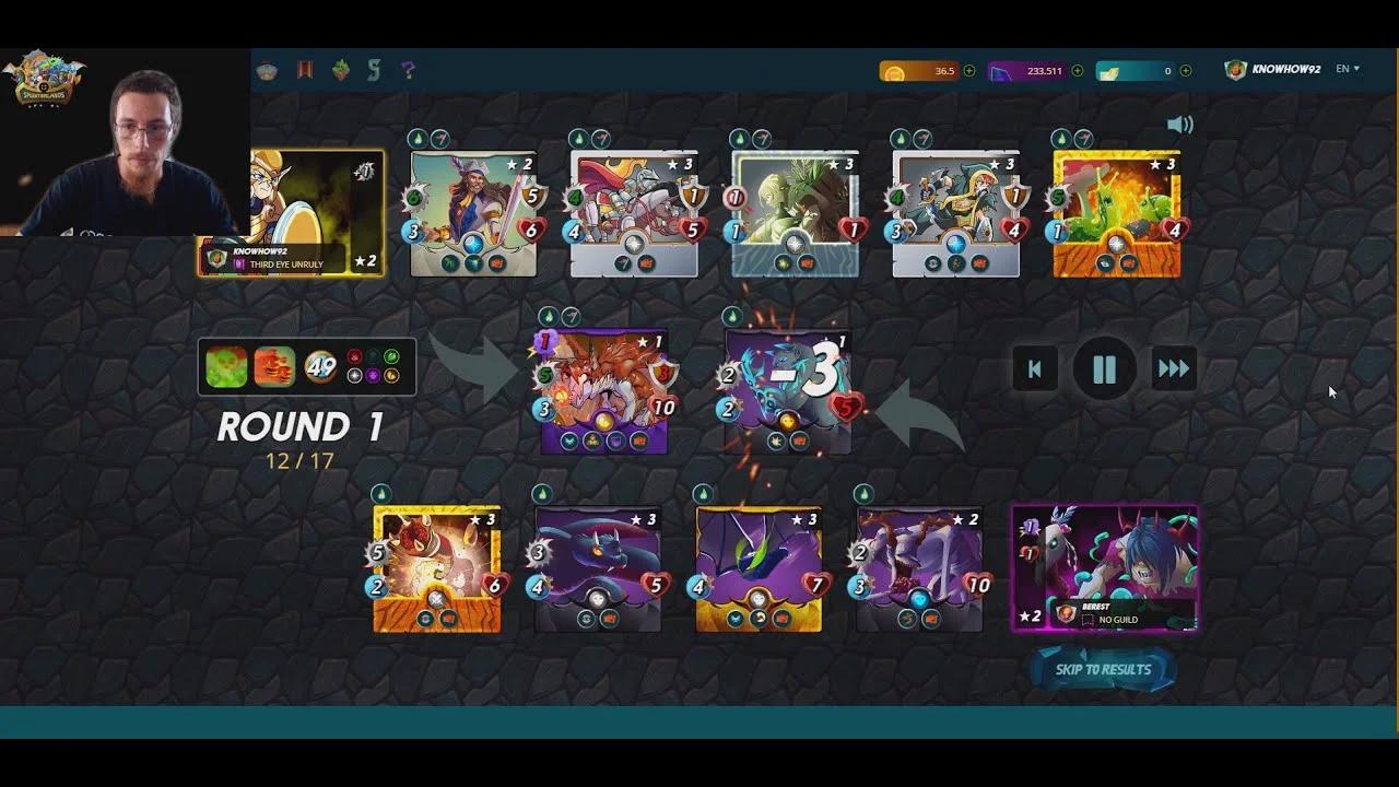 A WILD Splinterlands RANKED Adventure (11 Wins / 4 Defeats)