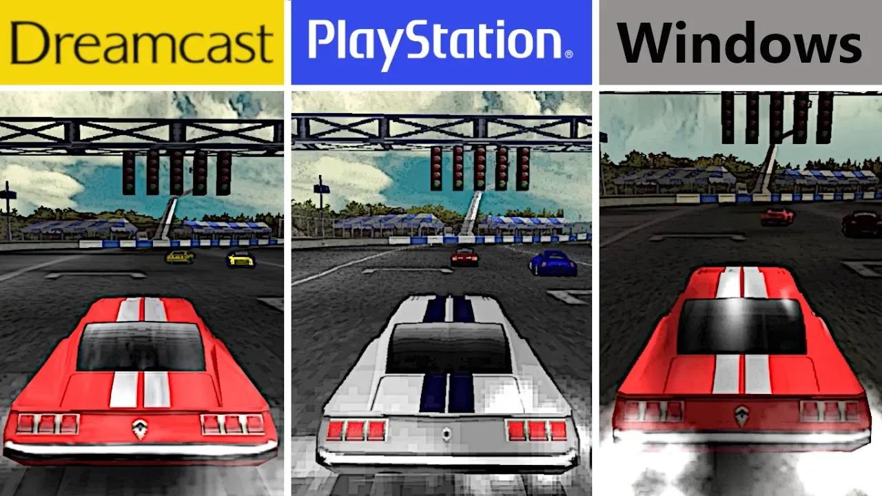 Test Drive 6 | PS1 vs Dreamcast vs Windows pc vs Retroarch vs Redream ...