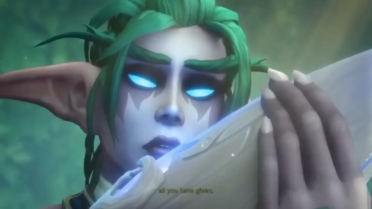 Tyrande And The Seed Cinematic Wow Dragonflight