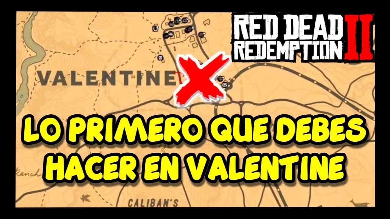 🔥 Lo que DEBES hacer la PRIMERA vez que vas a VALENTINE en RED DEAD ...