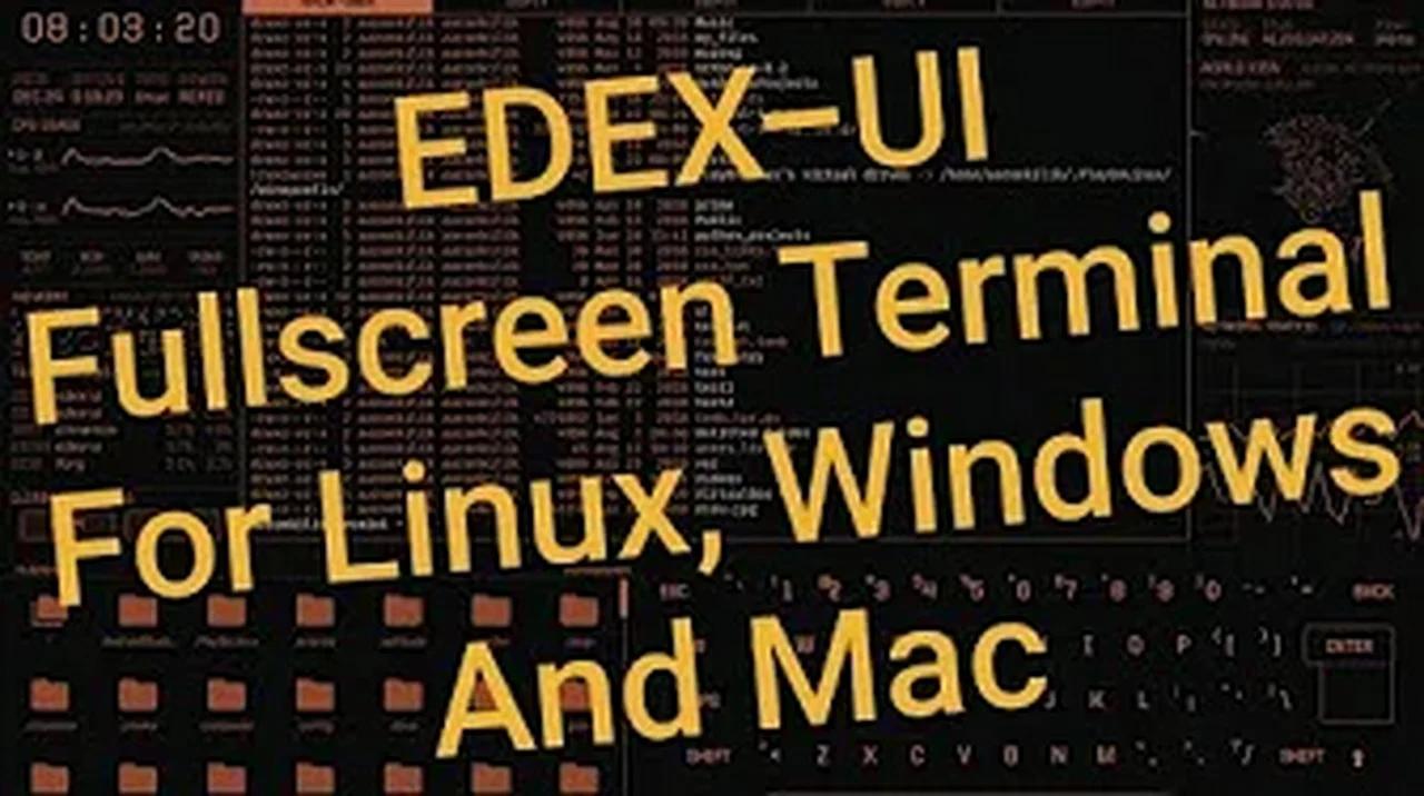 eDEX-UI - Fullscreen Terminal Inspired By SiFi For Linux, Windows and Mac.