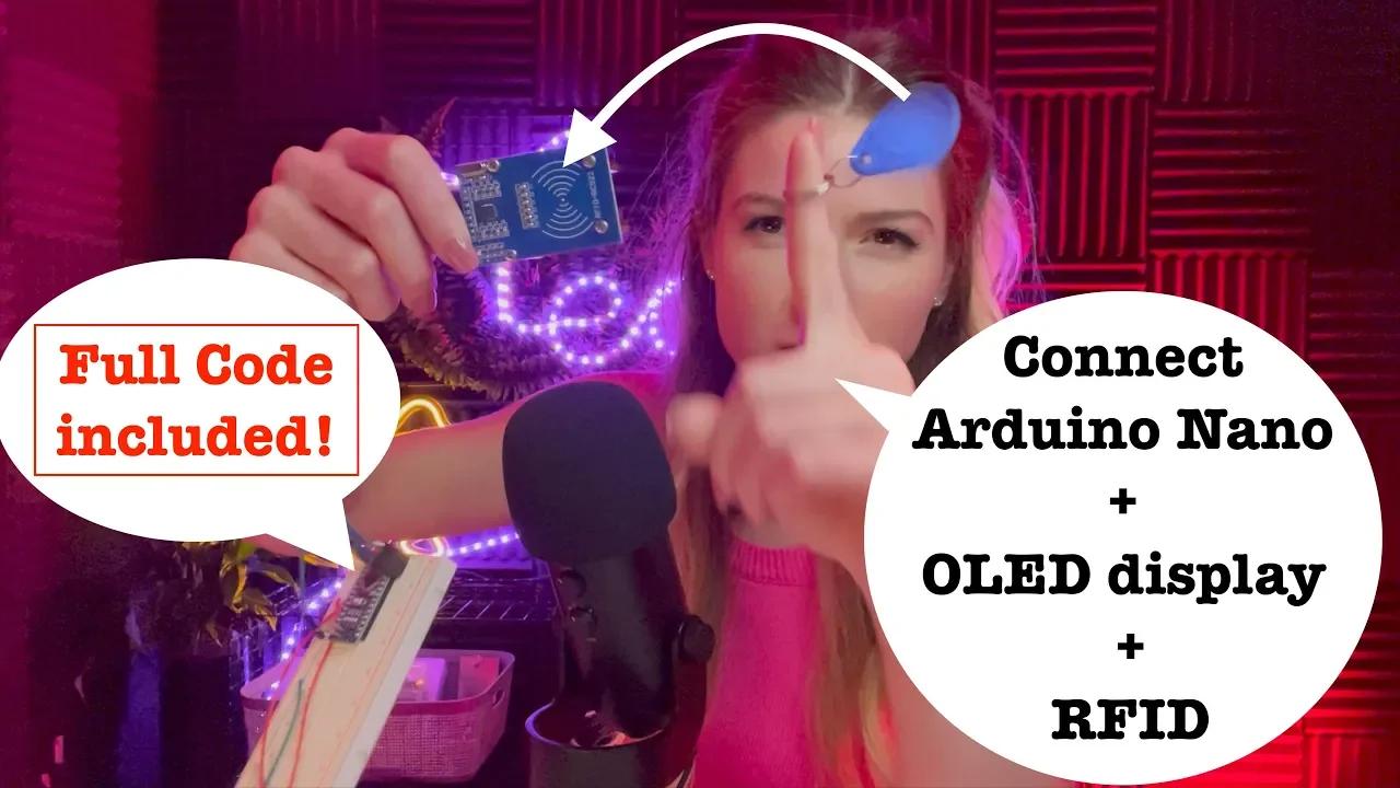 Connecting Arduino Nano With Rfid And Oled Code Included