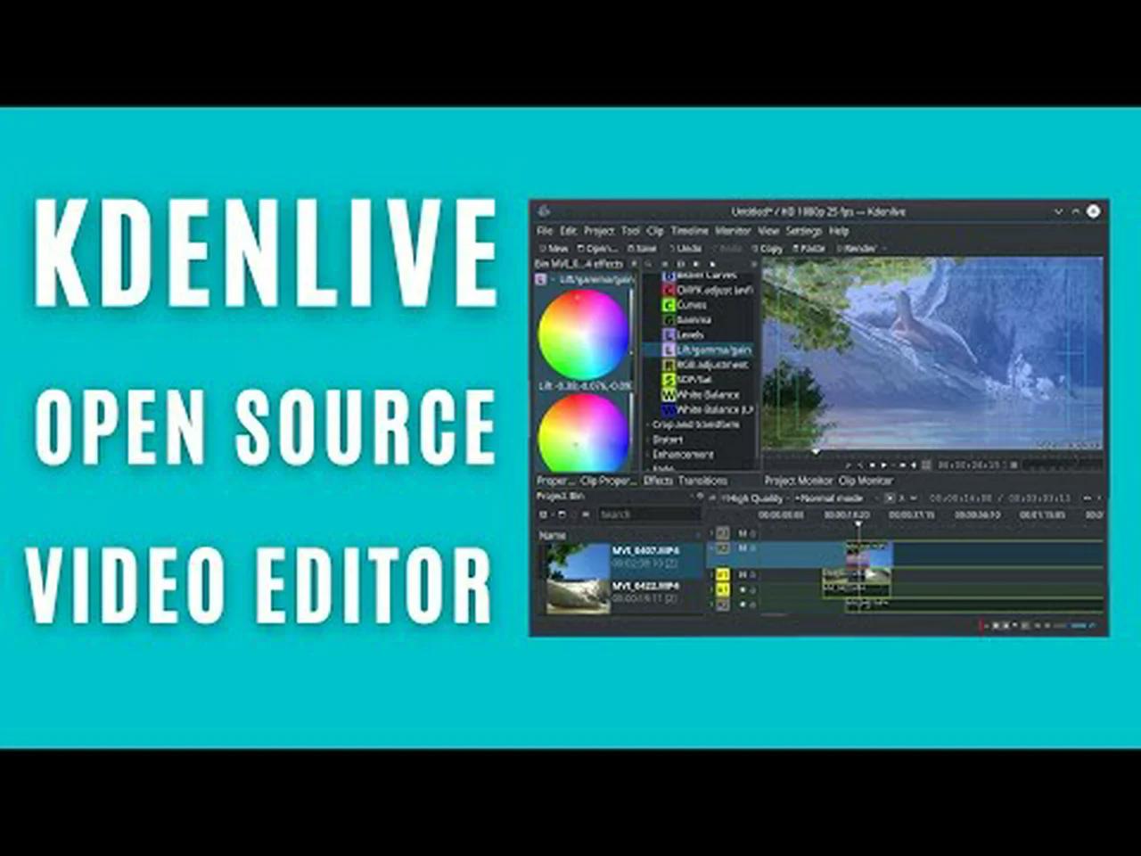 Kdenlive is a powerful free and open source video editor, and this is how I use it