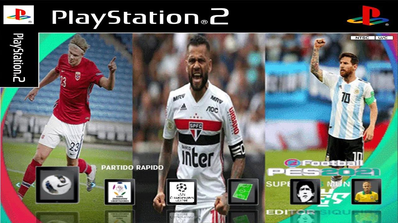 PES 2021 PS2 MUNDIAL LANÇAMENTO EDITOR SIQUEIRA PATCH