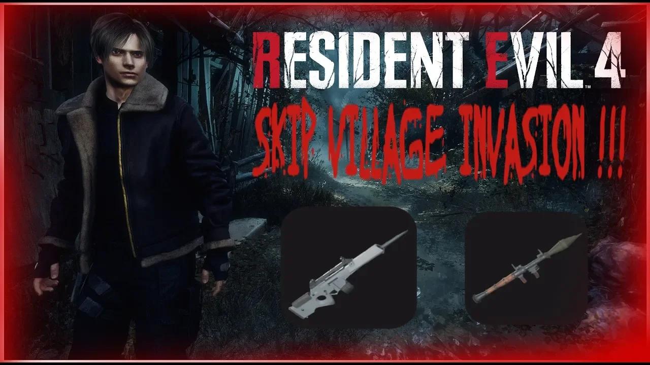 🔴| EASY SKIP VILLAGE INVASION | RESIDENT EVIL 4 REMAKE