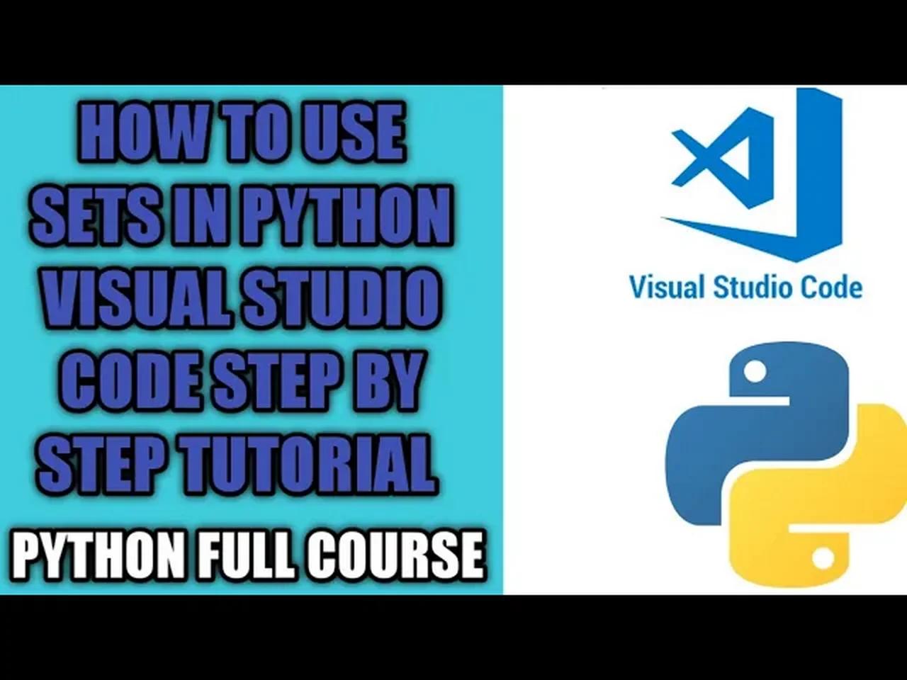 How to use Sets in python | Python Set
