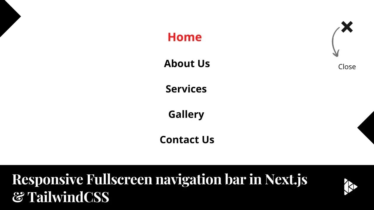 Responsive Full Screen Navigation Bar In Nextjs And Tailwindcss From Scratch Responsive Navbar 😍