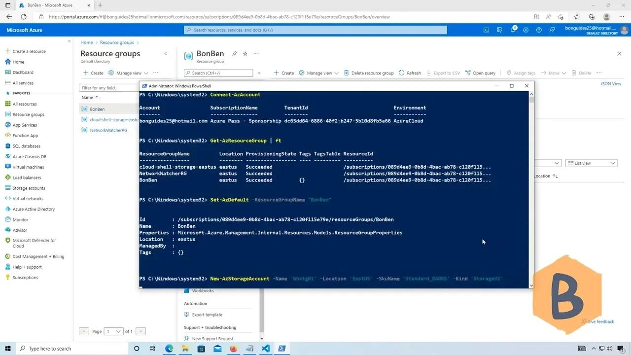 How To Set Azure Default Resource Group Using Powershell