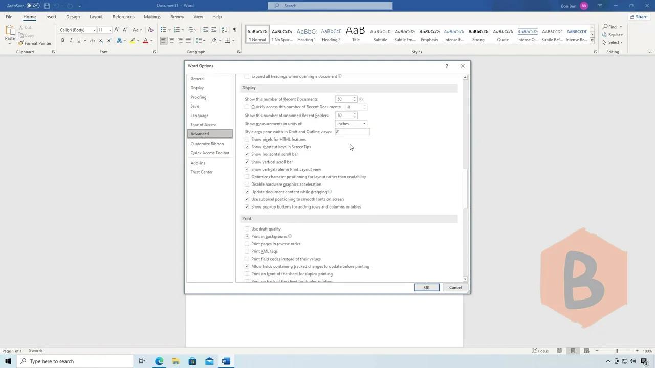 How to Disable Hardware Graphics Acceleration in Microsoft Word
